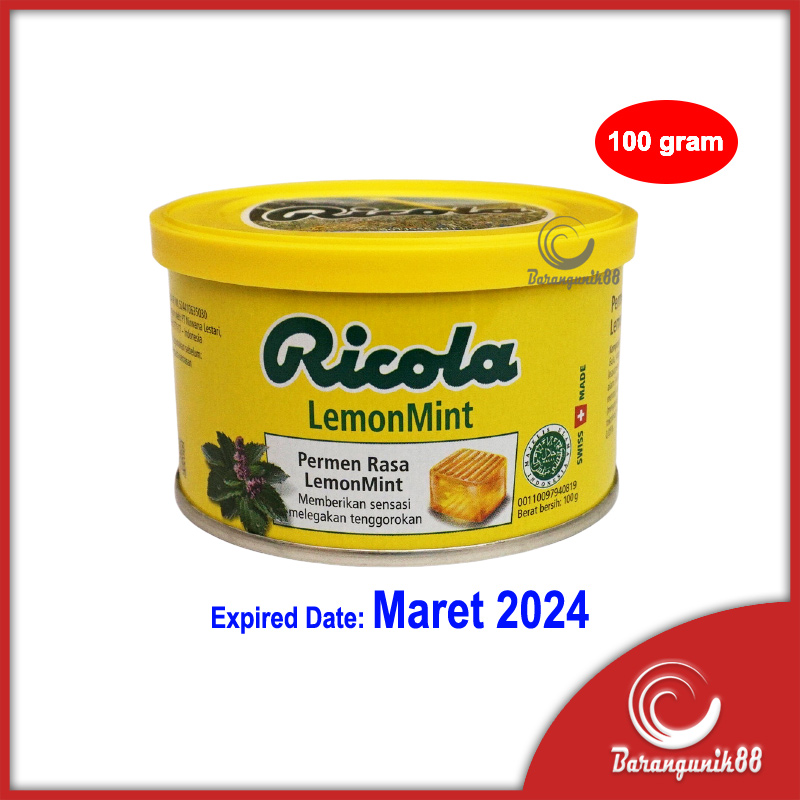 Ricola Lemon Mint Drum 100gr Permen Original | Lazada Indonesia