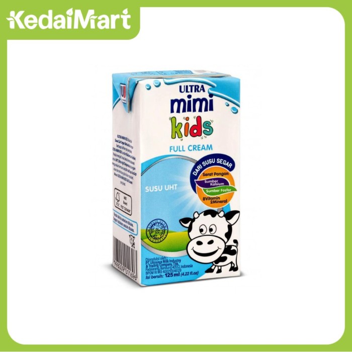 Ultra Mimi Susu UHT Full Cream 125 ml | Lazada Indonesia