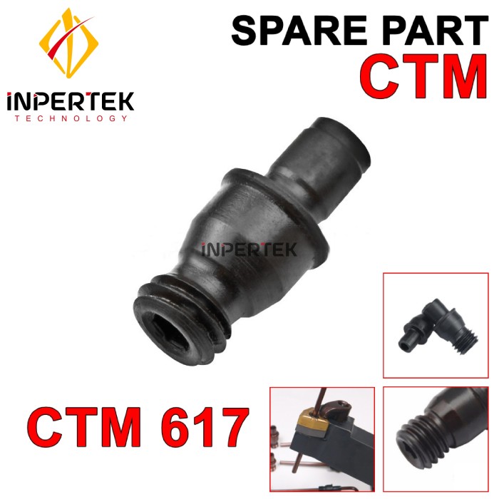 CTM617 Baut Insert M6 Screw CTM 617 Holder Bubut Shim Spare Part Clamp ...