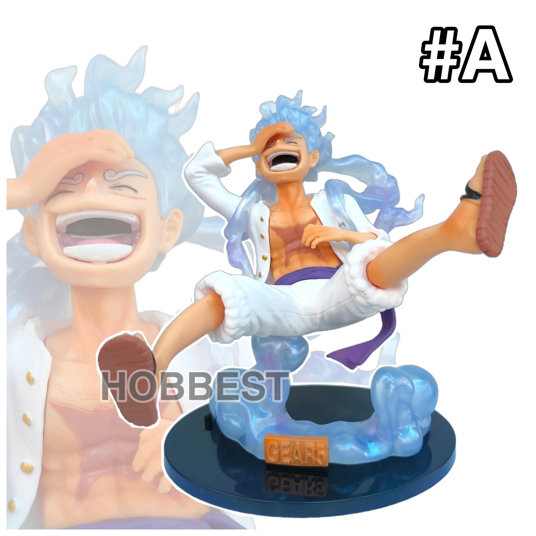 Action Figure ONE PIECE : LUFFY GEAR 5 SUN GOD NIKA Iconic Pose ...