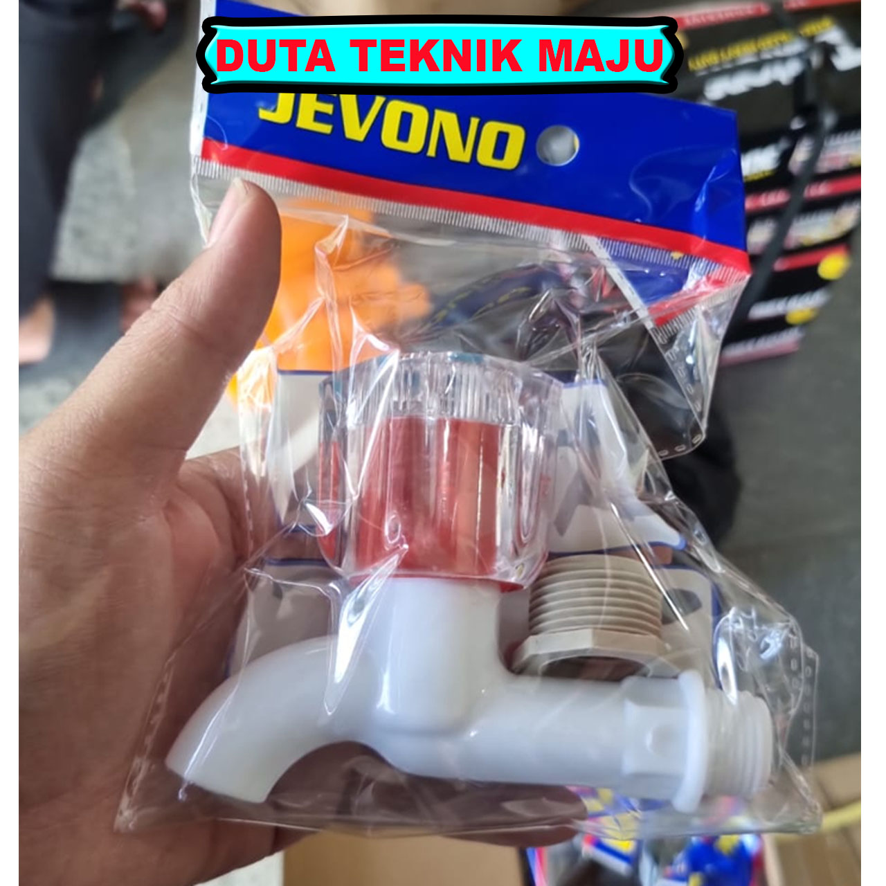 Kran Air Putar PVC Paris 1/2'' 3/4'' inch Keran Tembok Taman Jevono ...