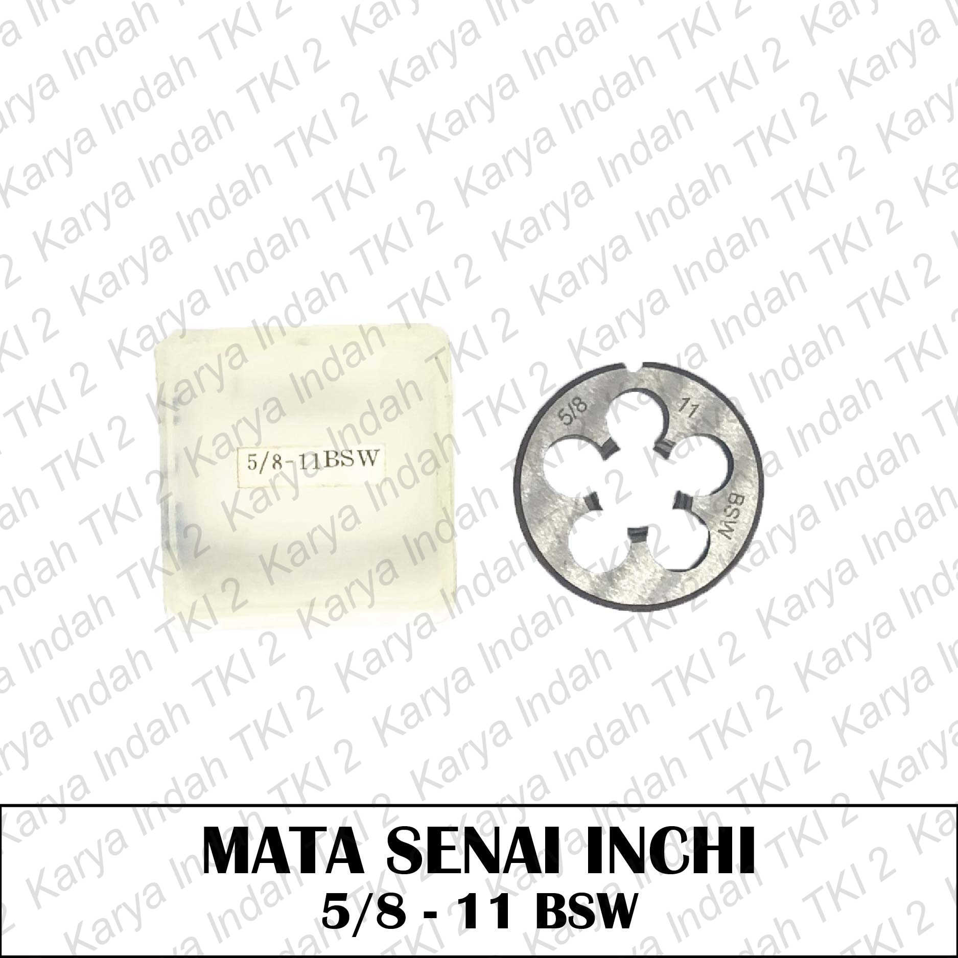 Mata Senai Block INCH Drat Luar Baut Diameter 38 mm 1-1/2 Inch Snei ...