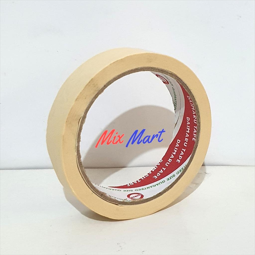 Lakban Kertas Daimaru 1 inch / 12.5 mm x 21 meter / Masking Tape ...