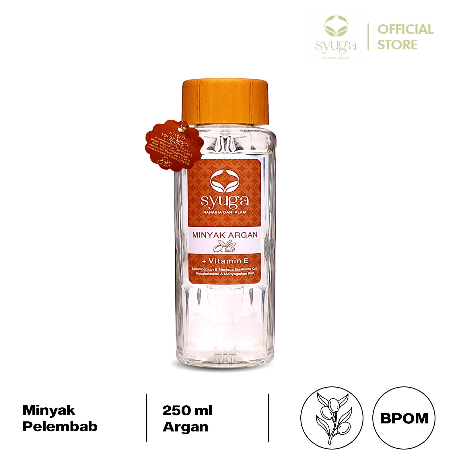 Syuga Minyak Pelembab Kulit BPOM 250 ML Plus Vitamin E Olive Oil ...
