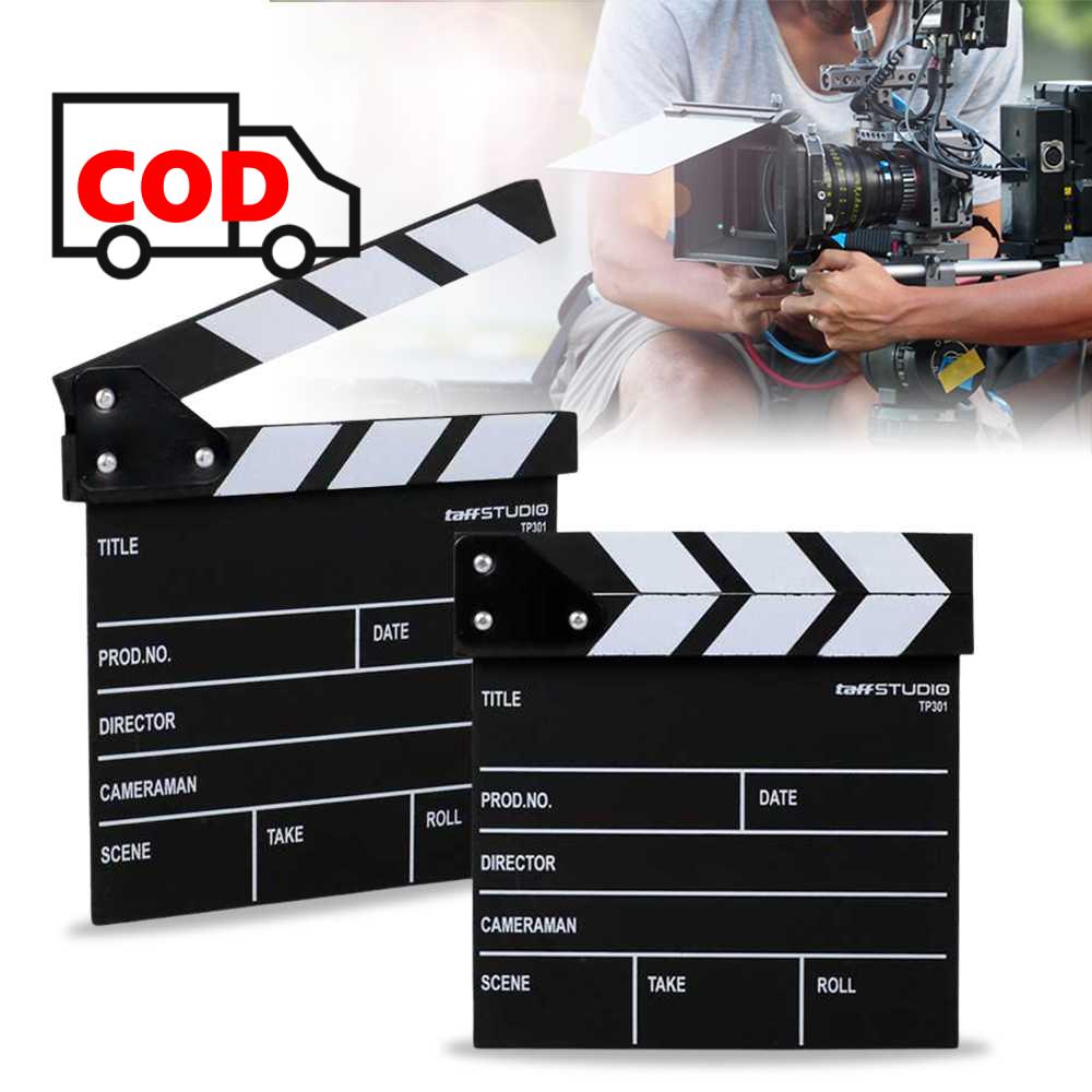 Papan Clap Cut Action Sutradara Director Film Profesional Kayu Klasik ...