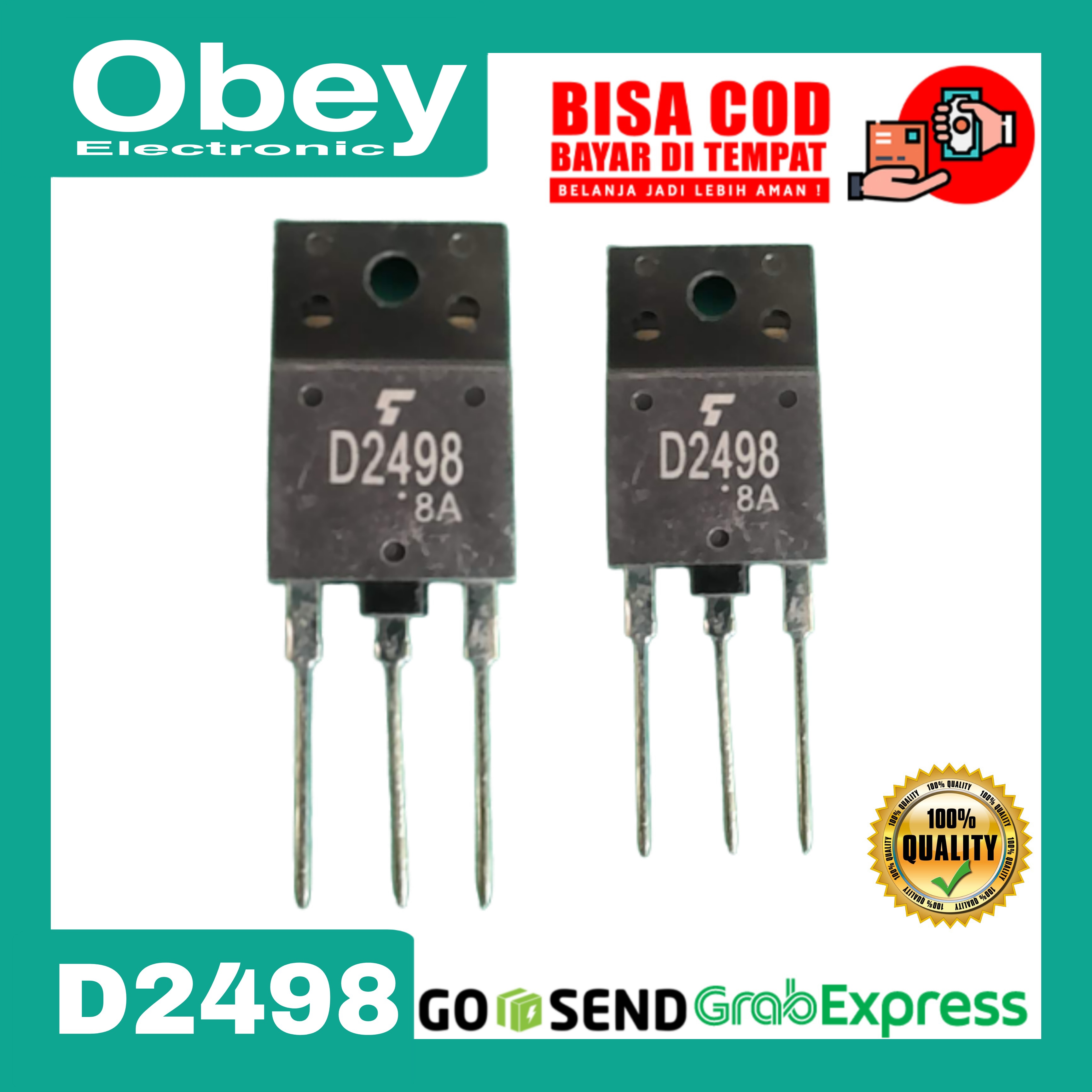 Transistor D2498/D 2498 Original | Lazada Indonesia