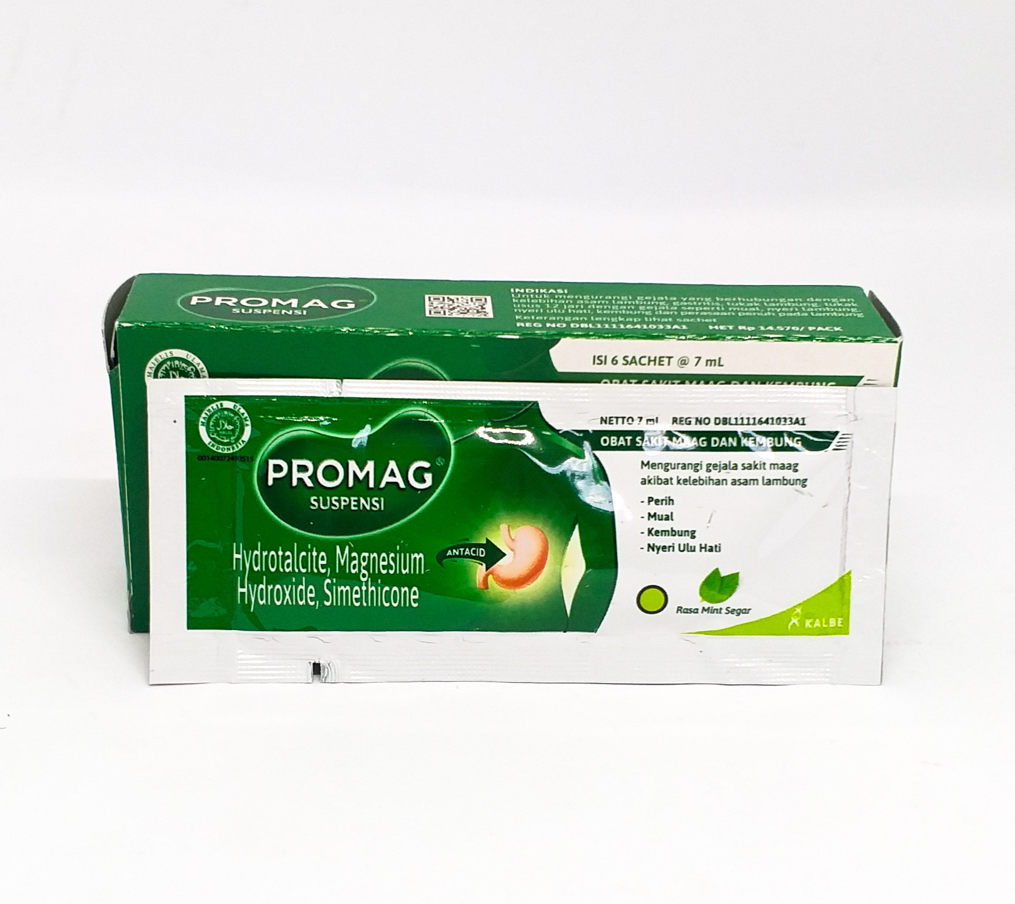 Promag Promah Promagh suspensi Box 6 sach @ 7ml Obat maag herbal Obat ...