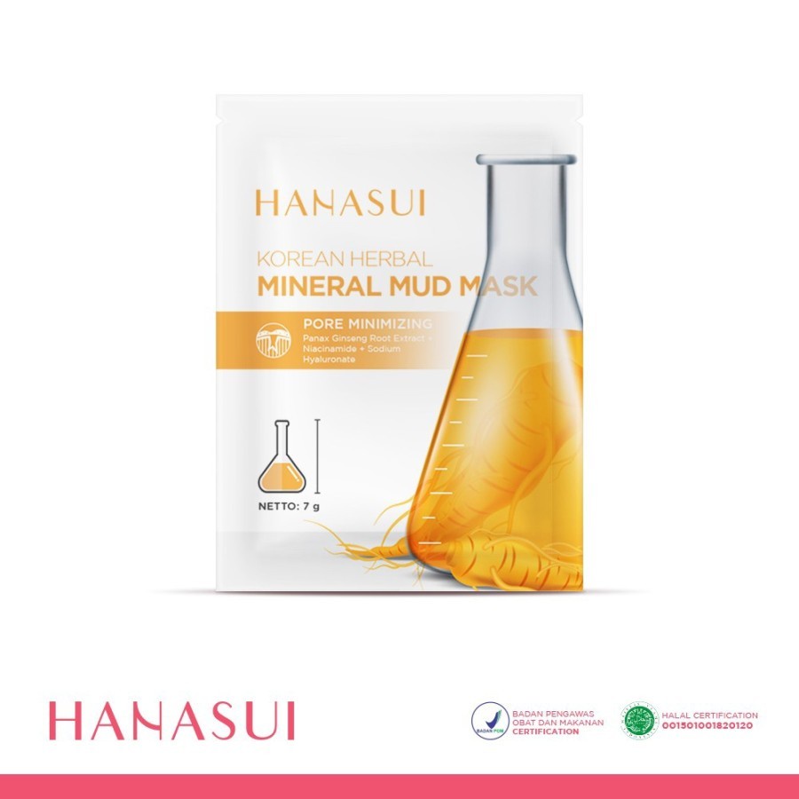 Hanasui Mineral Mud Mask 7gr - Japanese Flower / Korean Herbal / Asian ...