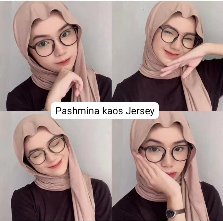Tutorial Hijab Pashmina Kaos