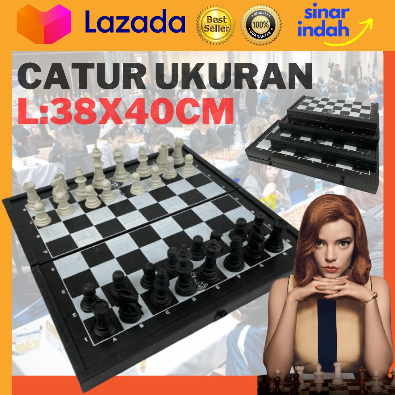Papan Catur Plastik MURAH Ukuran L - Chess Board Games | Lazada Indonesia