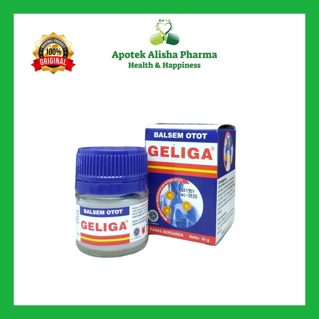 Balsem Otot Geliga 10/20/40gr - Geliga Balsam Otot Keseleo / Terkilir ...