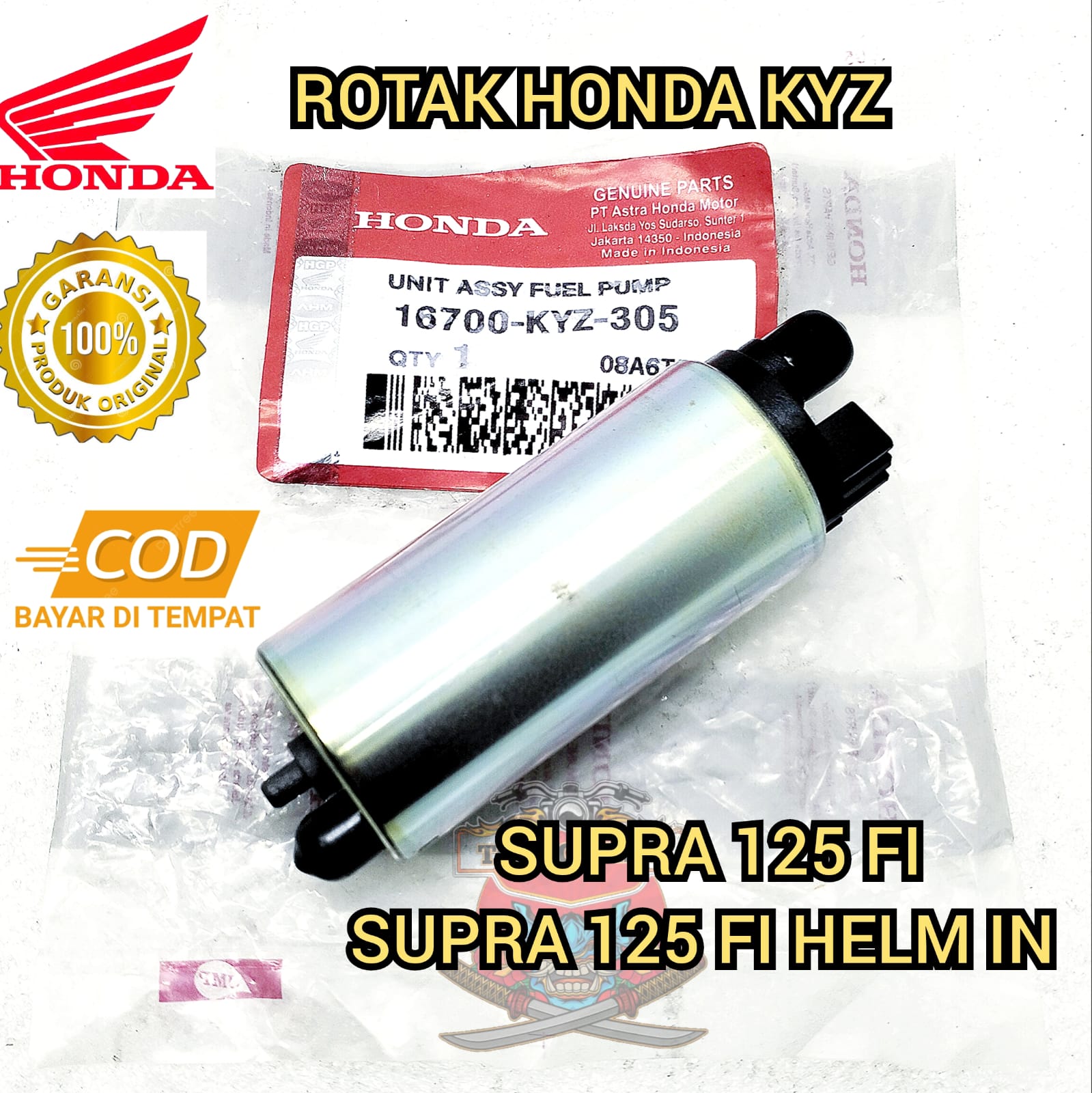 ROTAK FEUL PUMP POMPA BENSIN HONDA KYZ KUALITAS ASLI ORIGINAL HONDA AHM ...