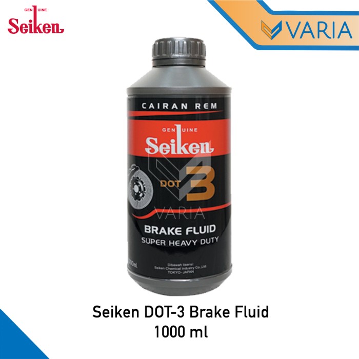 Seiken Cairan Oli Minyak Rem DOT 3 Brake Fluid Super Heavy Duty 1 L ...