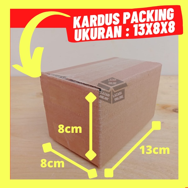 KARDUS PACKING 13x8x8 (10 pcs) box kotak packing pack kardus packing ...