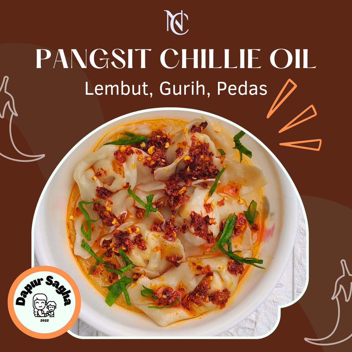 Dapur Sagha - Pangsit Chili Oil Makan Instan Siap Saji Khas Bogor Halal ...