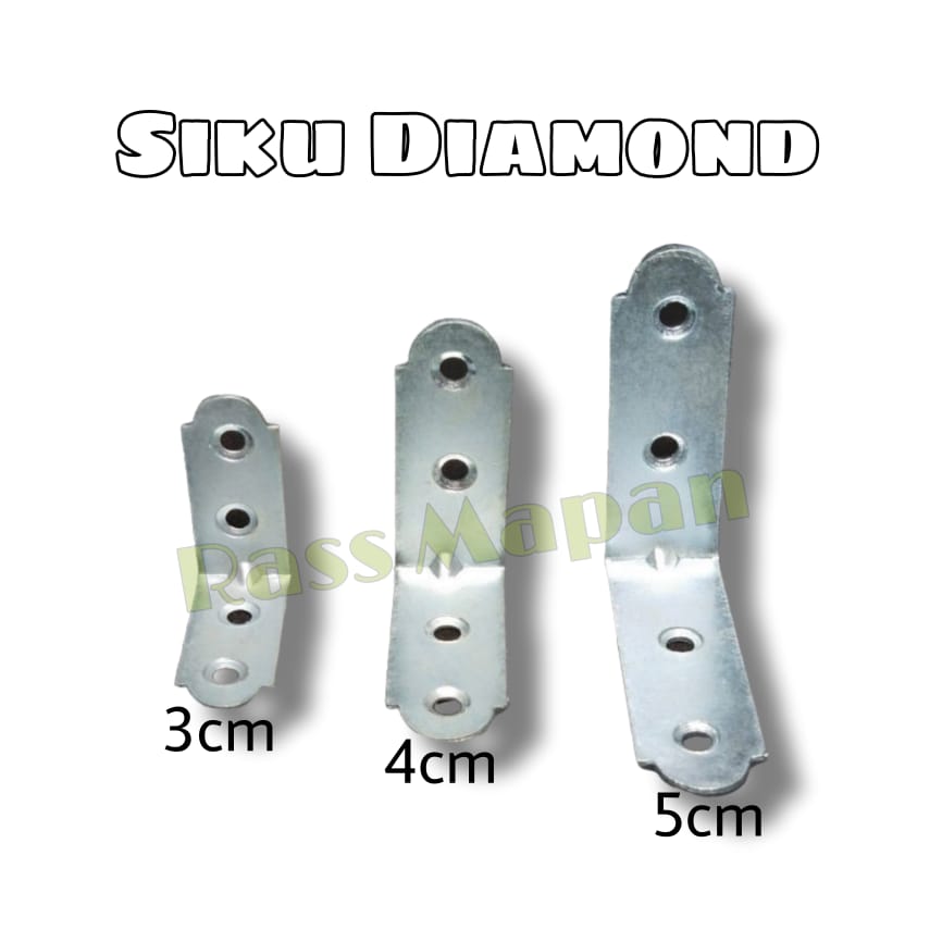 Siku L Besi Siku Rak Siku Mebel Merk Diamond | Lazada Indonesia