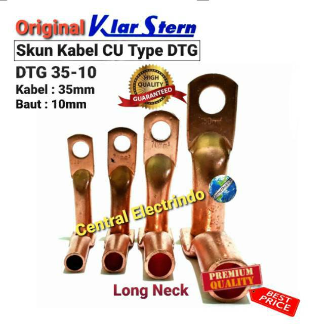 Skun Kabel CU DTG 35-10Kabel 35mm Baut 10mm KlarStern. | Lazada Indonesia