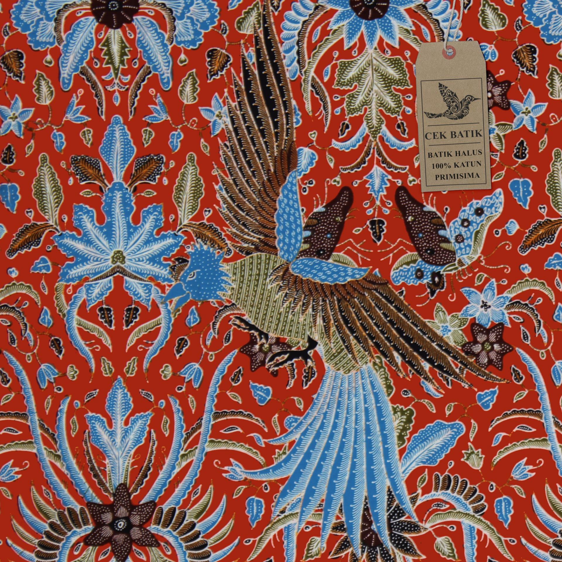 kain batik - Motif Garuda Indonesia (Orange Manis) (Ukuran 2 Meter ...