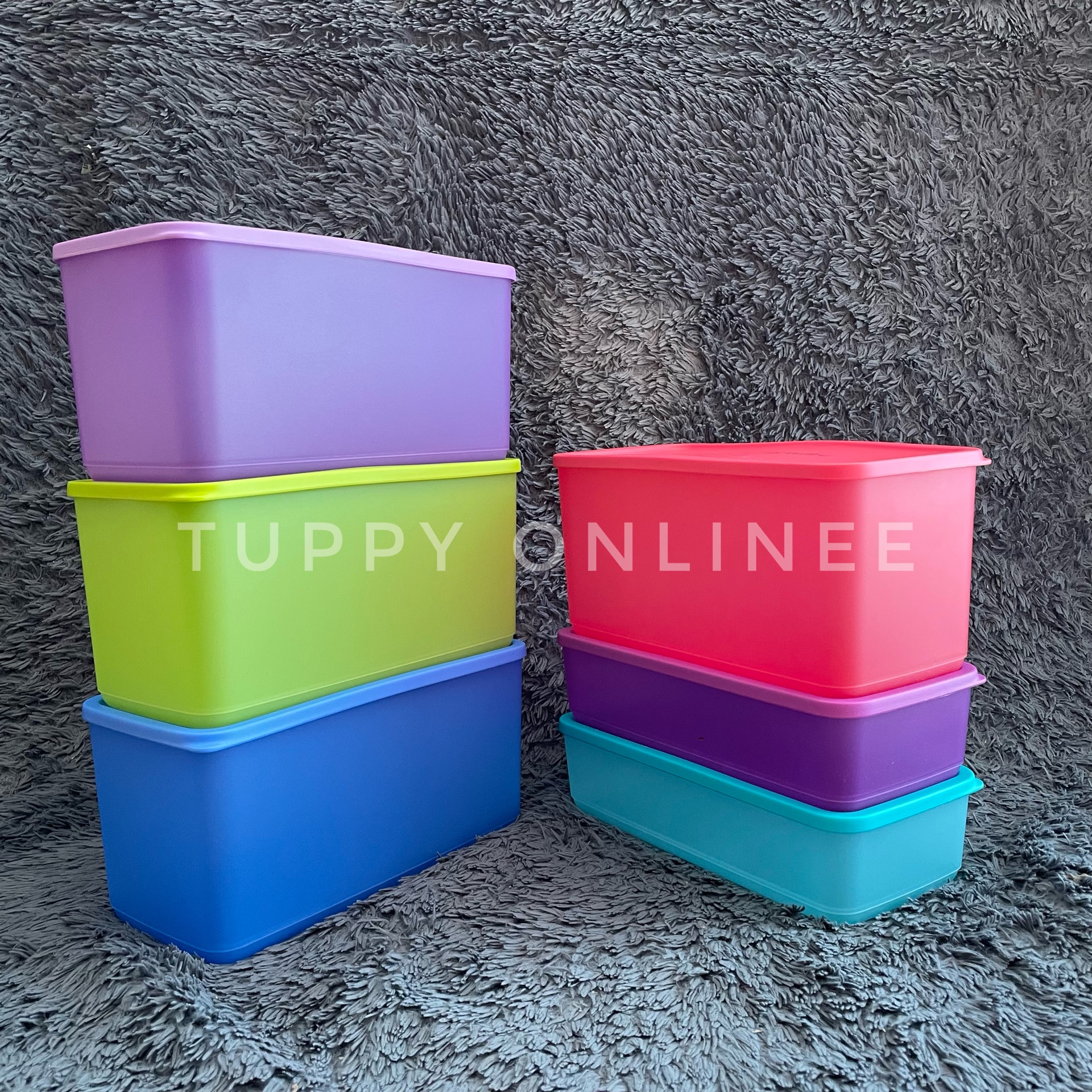 Tupperware Funtastic Four (4) Toples Plus Free Pak n Stor Plastik ...