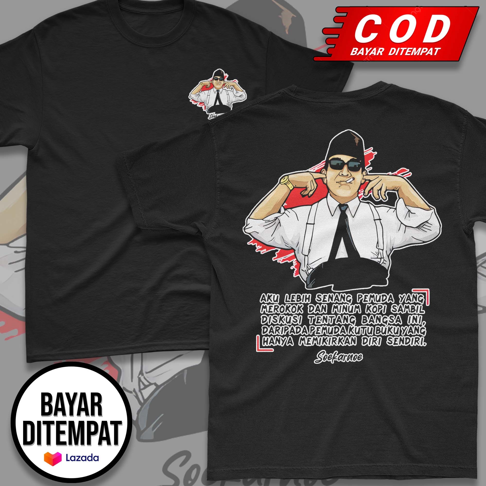 Kaos Viral Soekarno Tutup Telinga Unisex | Kaos Viral - Tingalmake ... Kaos Viral Soekarno Tutup Telinga Unisex | Kaos Viral - Tingalmake ...