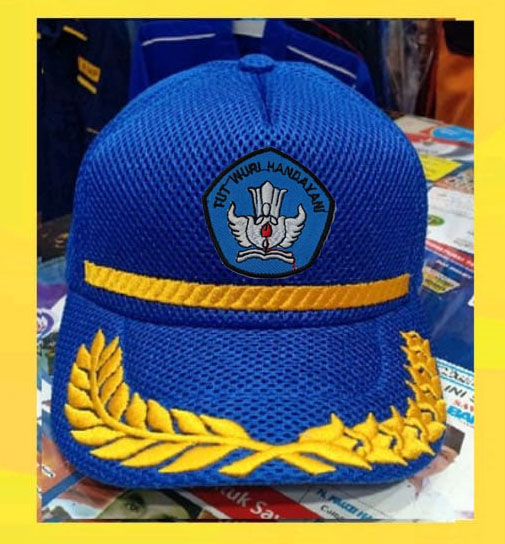 Topi Tut Wuri Handayani Dewasa/Topi Tut Wuri Hitam/Topi Tut Wuri Biru ...