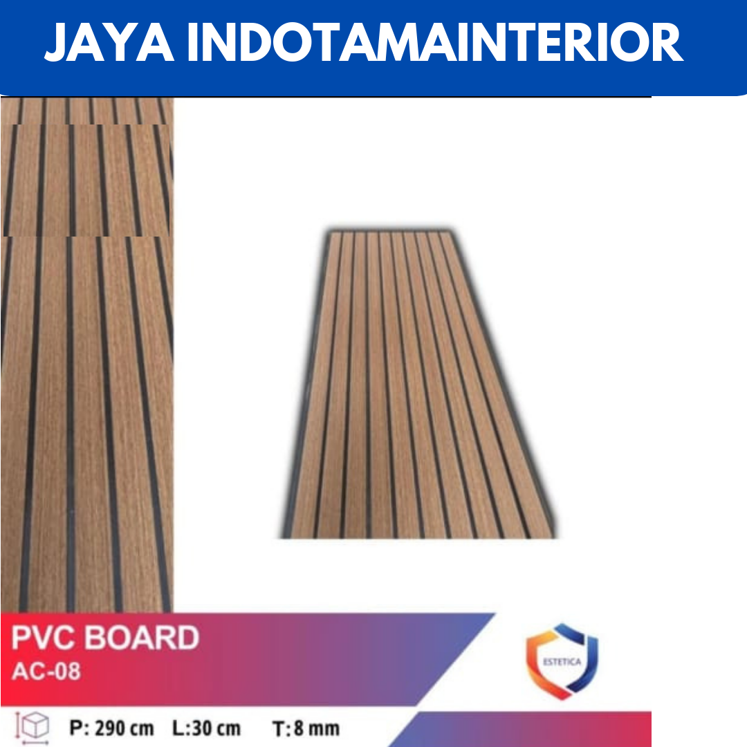 PVC Board Wall Panel Dinding PVC Motif Marmer Panjang 2,9 Meter - AC 08 ...