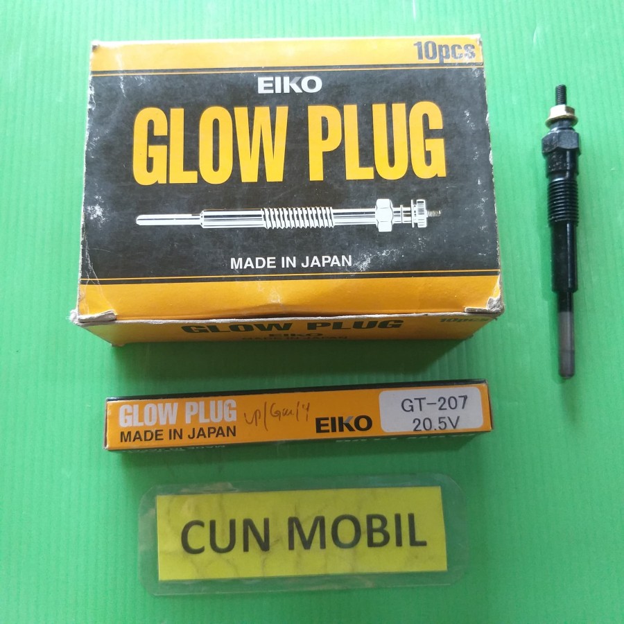 Glow Plug busi pemanas Rinosaurus GT 207 20,5V Eiko made in Jepang | Lazada Indonesia