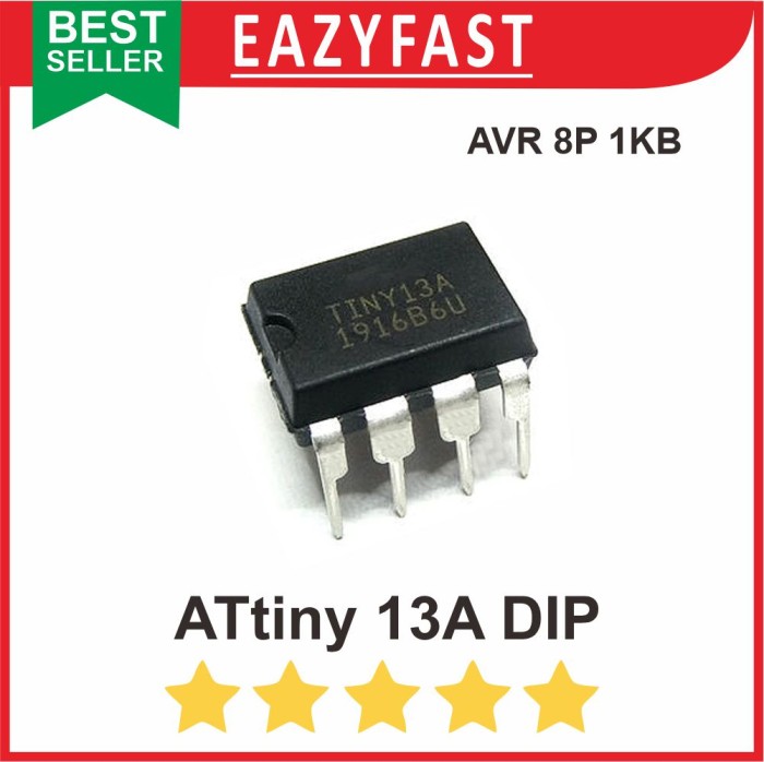 IC Atmel ATTiny13A ATTiny13 ATTiny AT Tiny 13A 13 A Chip Micro Mikro | Lazada Indonesia