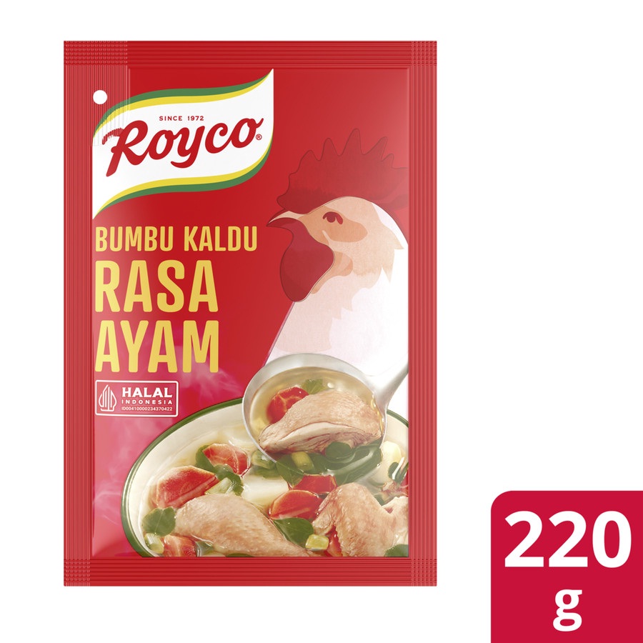 ROYCO KALDU AYAM 220GR BUMBU PENYEDAP RASA MAKANAN CHICKEN BROTH ...