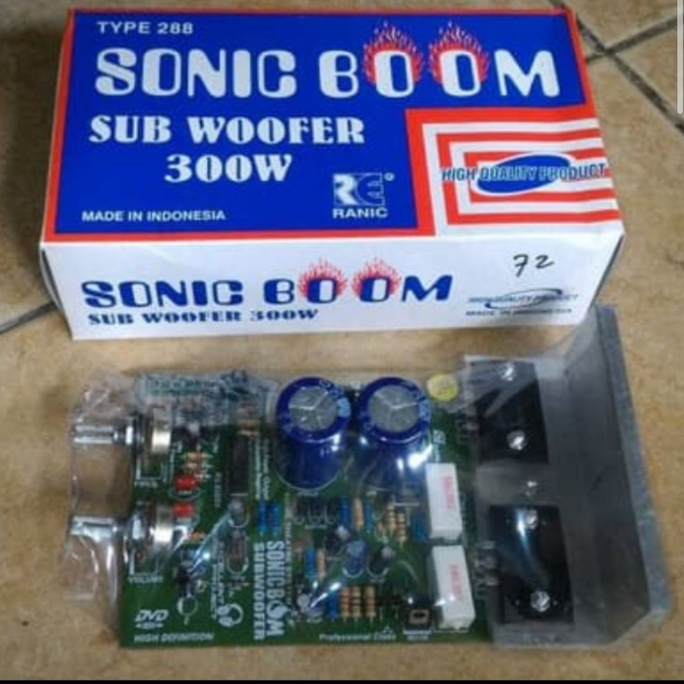 sonic boom power ampli subwoofer 300 watt | Lazada Indonesia