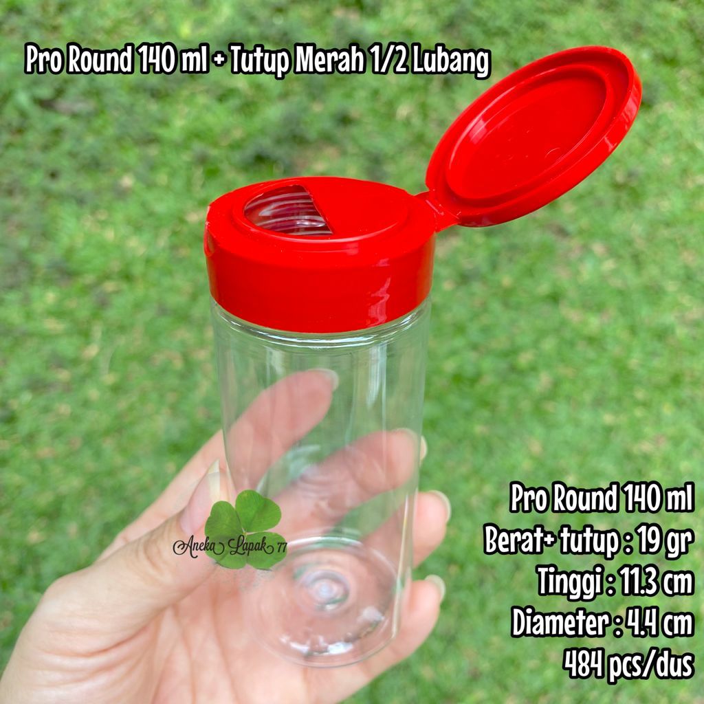 Botol toples Kormik 150 ml boncabe bumbu lada botol plastik boncabe ...