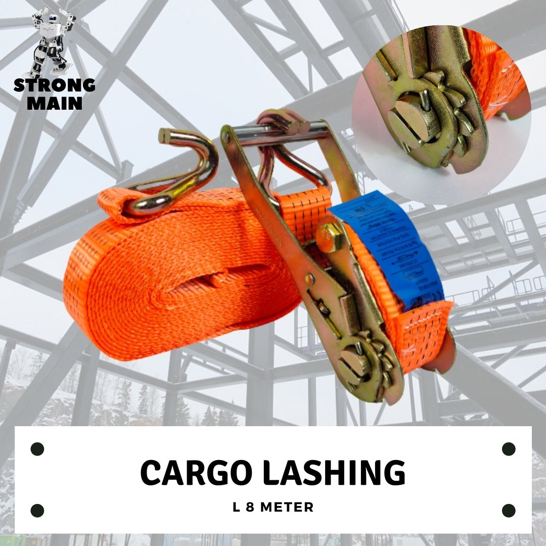 cargo lashing 1.5 ton / 5 ton- webbing - rachet lashing - tali tie down ...
