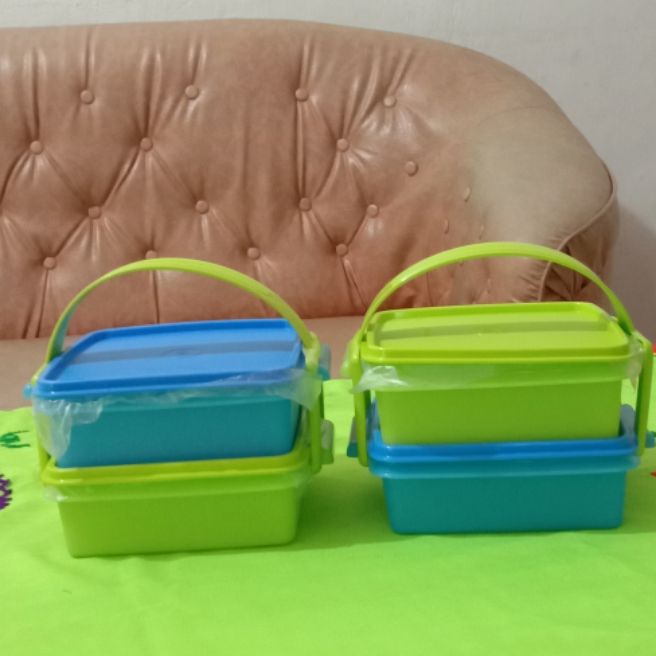 Tupperware promo 2020 Small Carry All Set harga per satu set terdiri ...