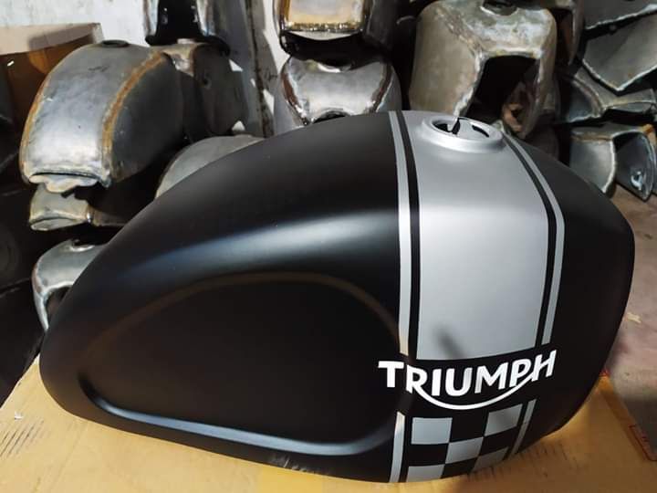 tangki triumph motor custom castem klasik classic cat | Lazada Indonesia