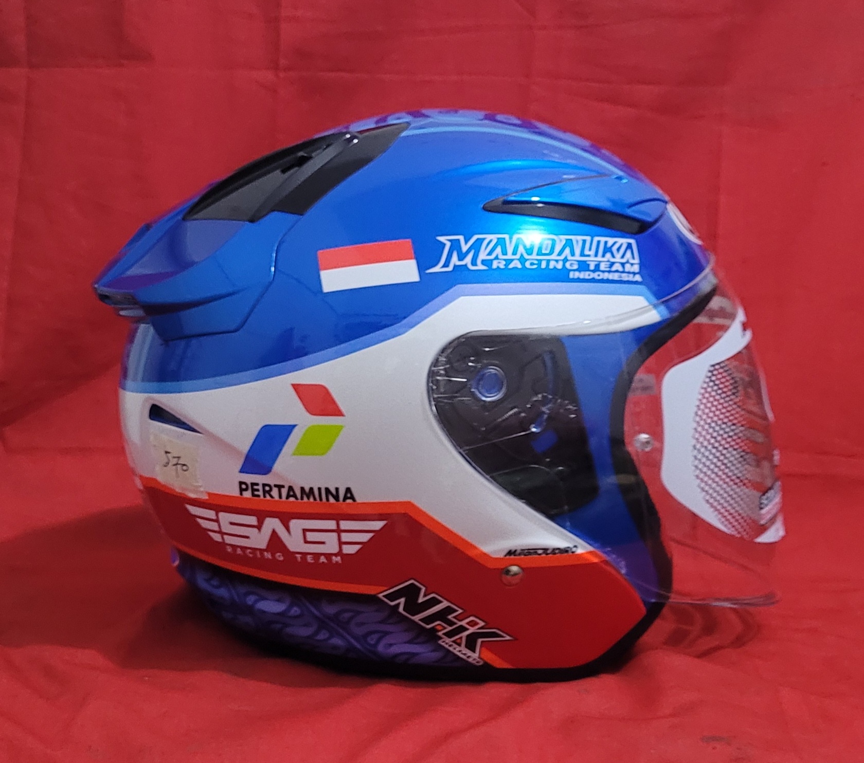 Helm NHK R1 Mandalika (Double visor) Original | Lazada Indonesia