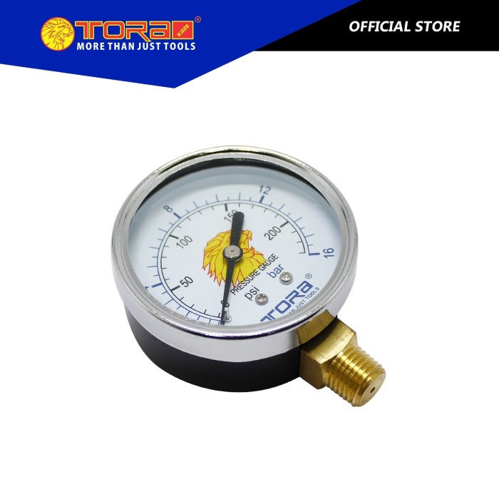 MODEL TEKIRO X TORA MANOMETER 10 Bar Pressure Gauge pengukur tekanan ...