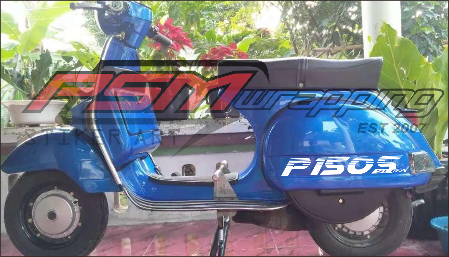STIKER CUTTING VESPA PS SERA | Lazada Indonesia
