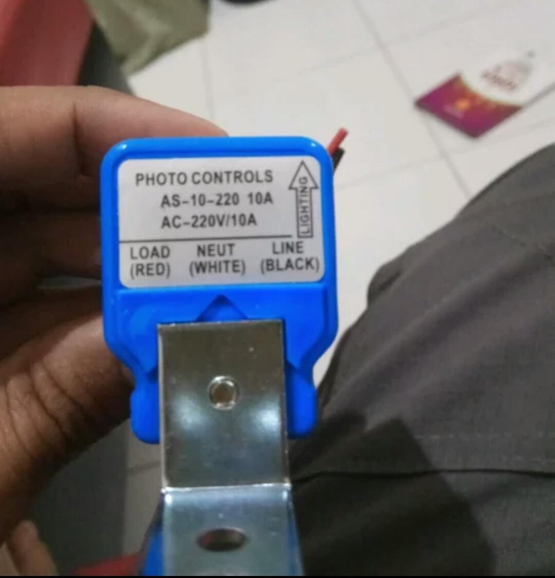 Sensor Cahaya Photo Foto Cell Electric Lighting Control AC 220V ...