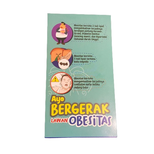 Media Promosi Kesehatan, Flyer Edukasi hipertensi, asam urat ...