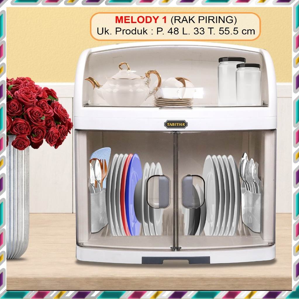 Tabitha Rak Piring Melody Rak Peniris Piring Jumbo Rak Dapur Estetik ...