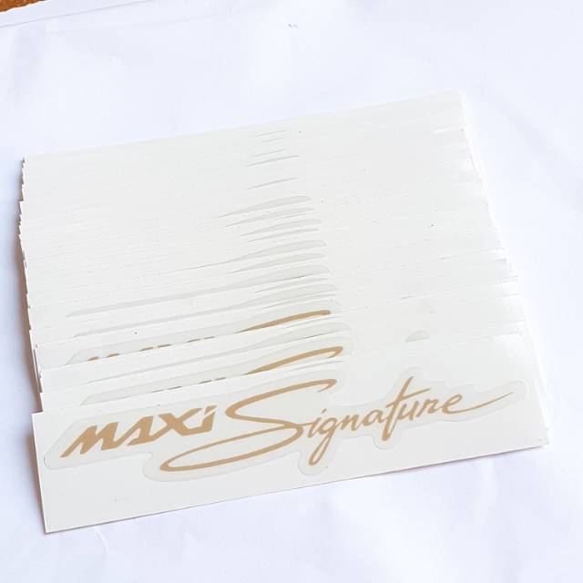 Sticker Maxi Signature Non Ori - harga 1pc | Lazada Indonesia