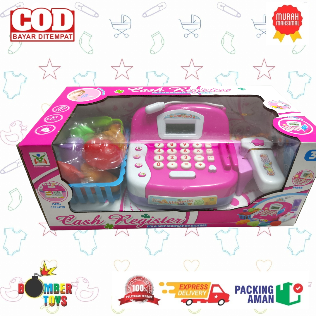 MAINAN CASHIER REGISTER BELANJA KASIR HELLO KITTY | Lazada Indonesia