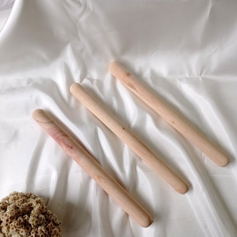 Rolling Pin Stick Kayu 30 cm, Penggilas Adonan Kue, Rolling Pin Stick ...