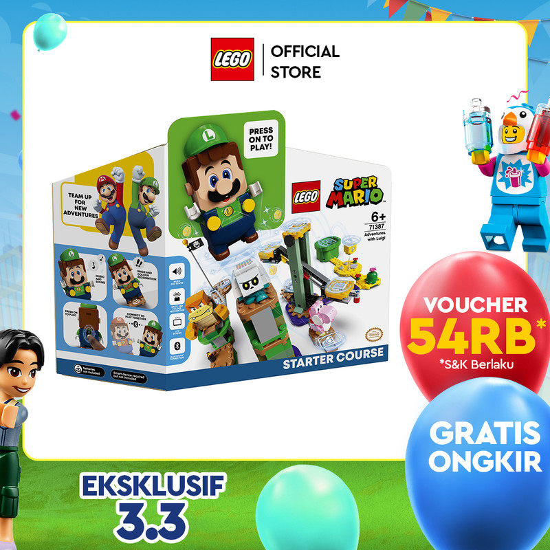 LEGO Super Mario Adventures with Luigi Starter Course 71387 Building ...
