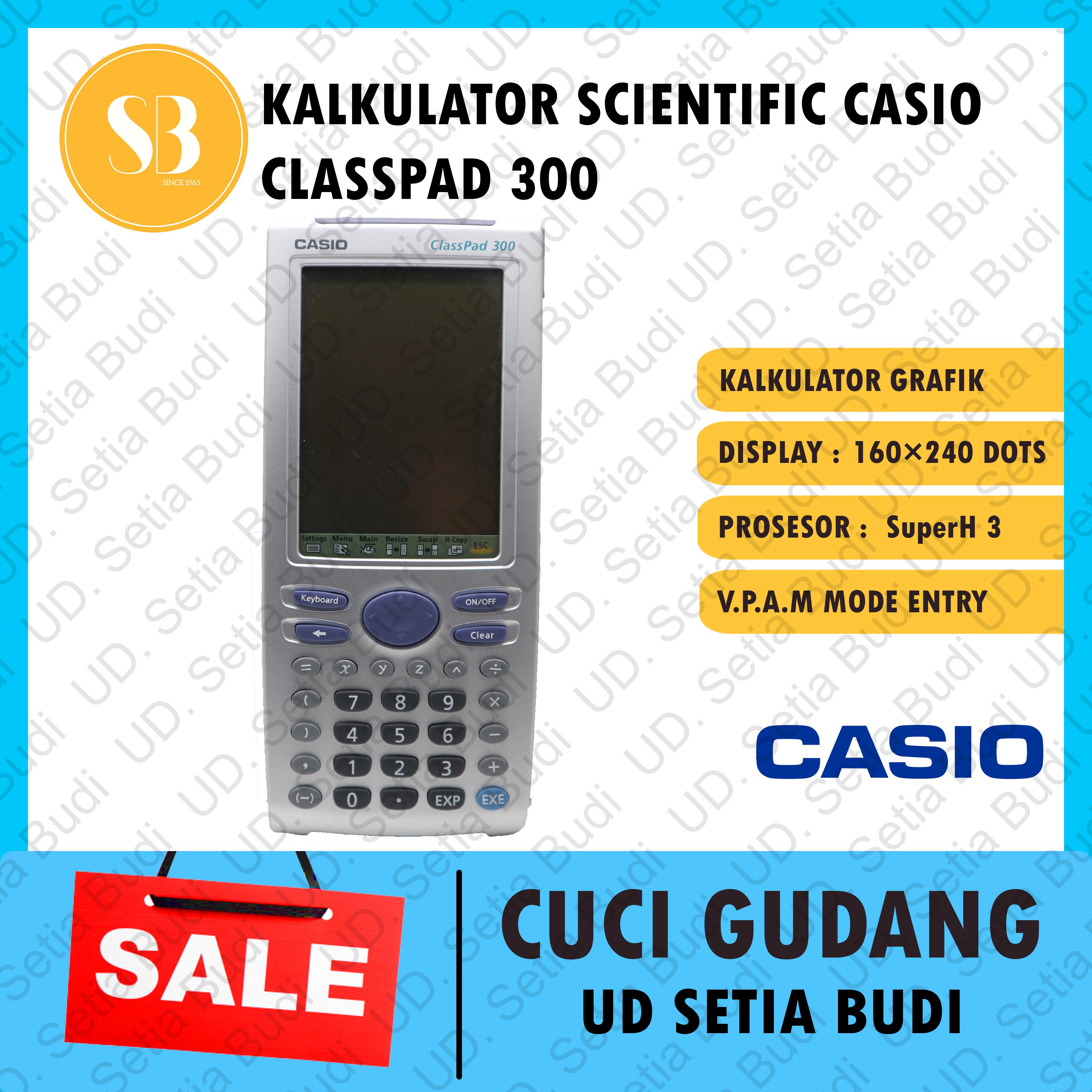 Kalkulator Graphic / Scientific Ilmiah CASIO CLASSPAD 300 | Lazada ...