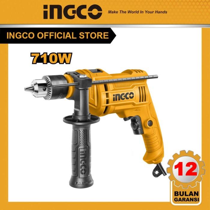 Mesin Bor Murah Tangan Beton Impact Drill 13Mm 680W Eco Ingco Id6808 ...