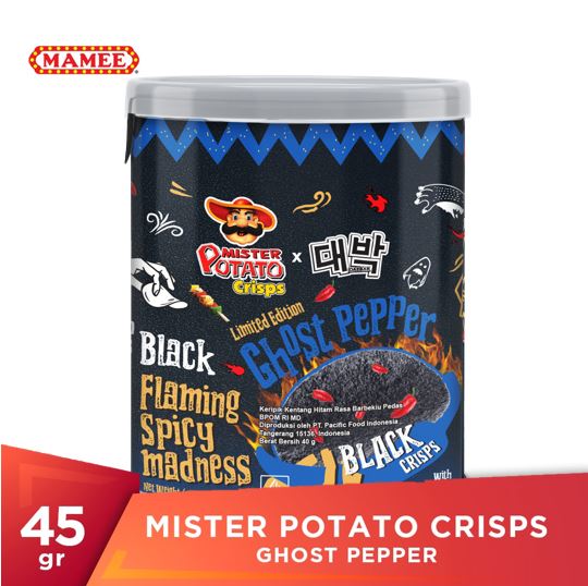 Mister Potato Crisps Ghost Pepper Bbq 40 Gr Lazada Indonesia