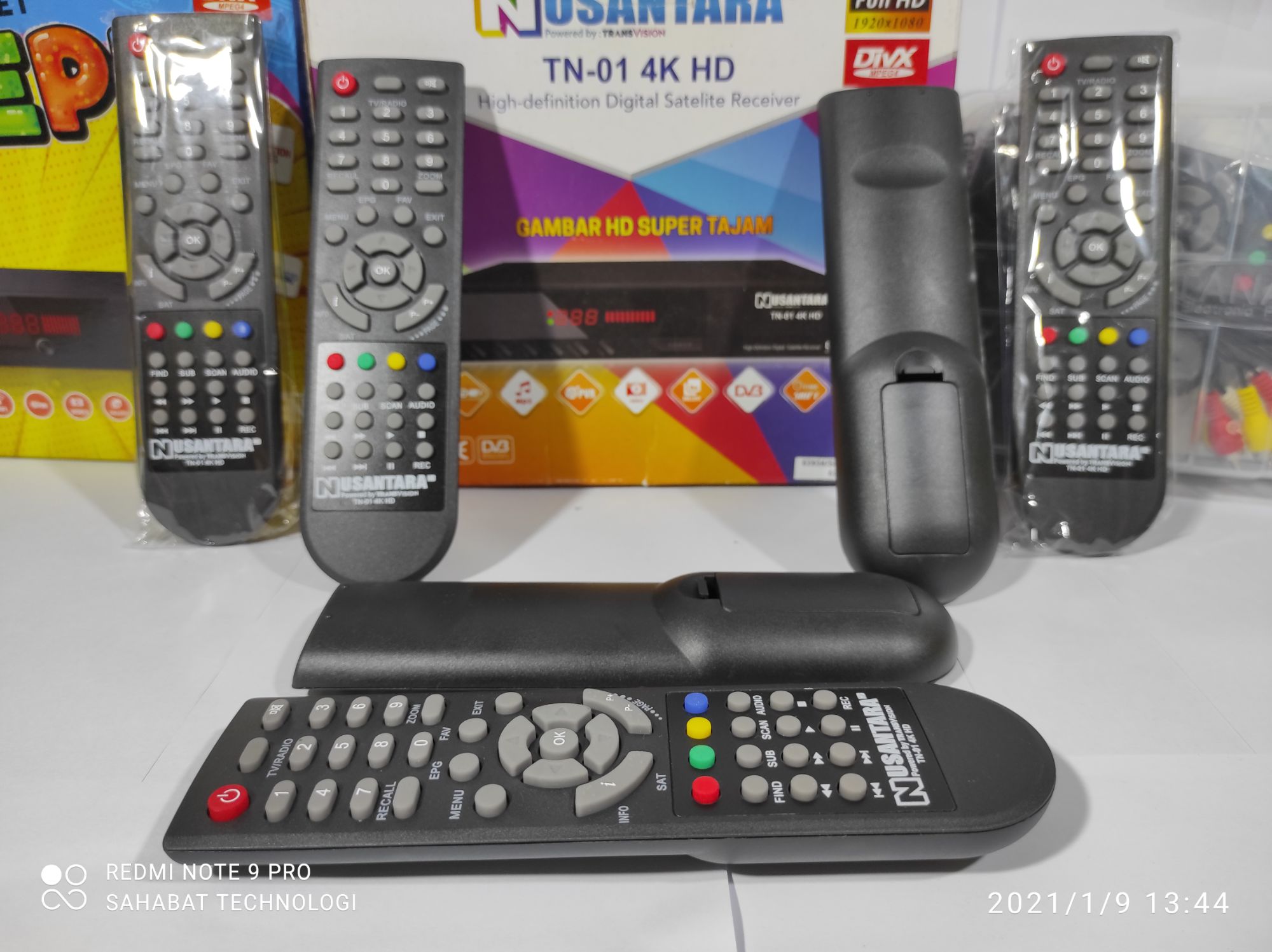 Remote TANAKA STB DVBT2 Dan Receiver NUSANTARA HD ORIGINAL | Lazada ...