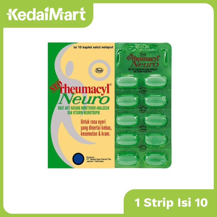 Neo Rheumacyl Obat Anti Radang Neuro 1 Strip Isi 10 | Lazada Indonesia