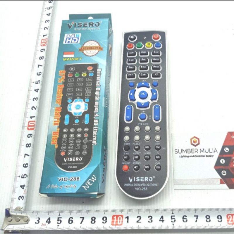 VISERO REMOTE DIGITAL RECEIVER PARABOLA HD MULTI MATRIK VIO-228 ...